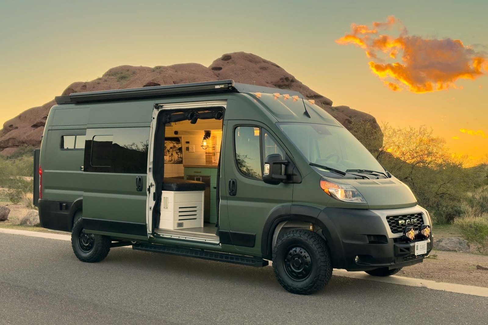 Order a Camper Van for Ram Promaster, Ford Transit or Mercedes Sprinter