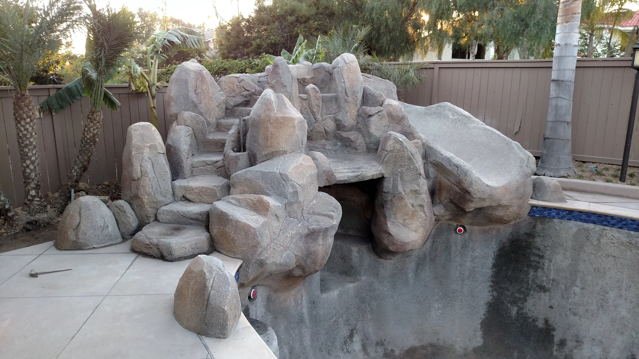 Making Fake Rock Waterfalls for Pools | Dave R. Henderson