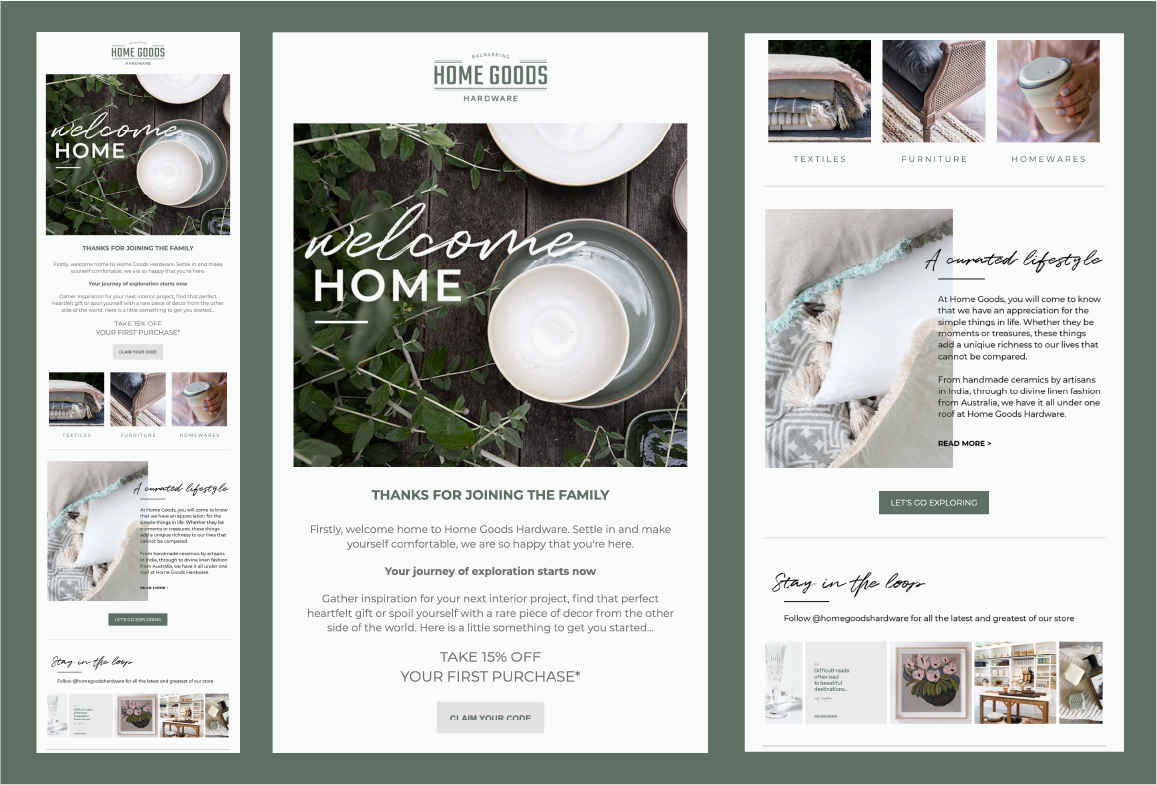 Home Goods Hardware's Automated Campaigns