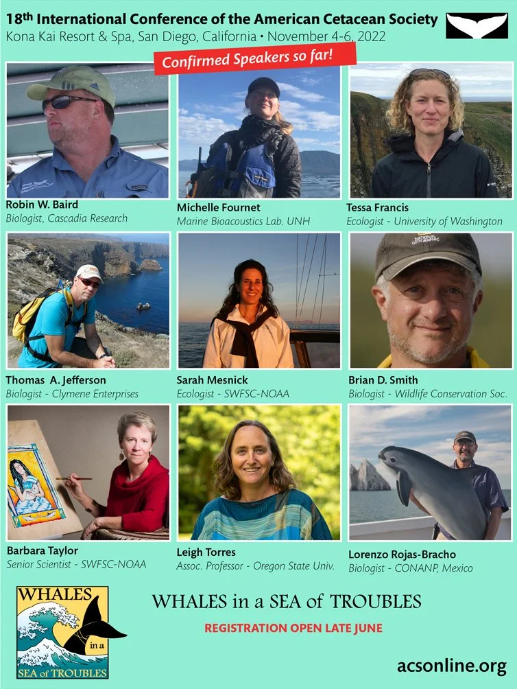 American Cetacean Society - San Francisco Bay Chapter — 2022 ACS International Conference ...