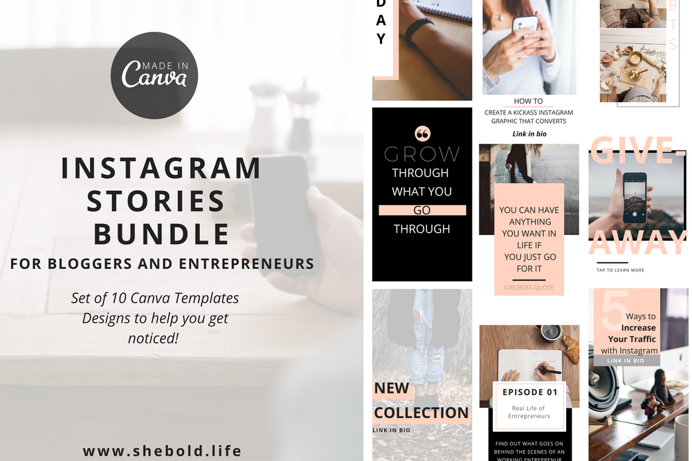 5 Minutes to Better Social Media Graphics! — She Bold Stock