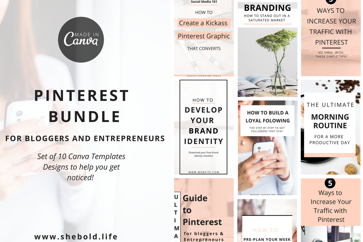 5 Minutes to Better Social Media Graphics! — She Bold Stock