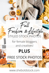 Fall Fashion and Lifestyle Stock Photos — She Bold Stock