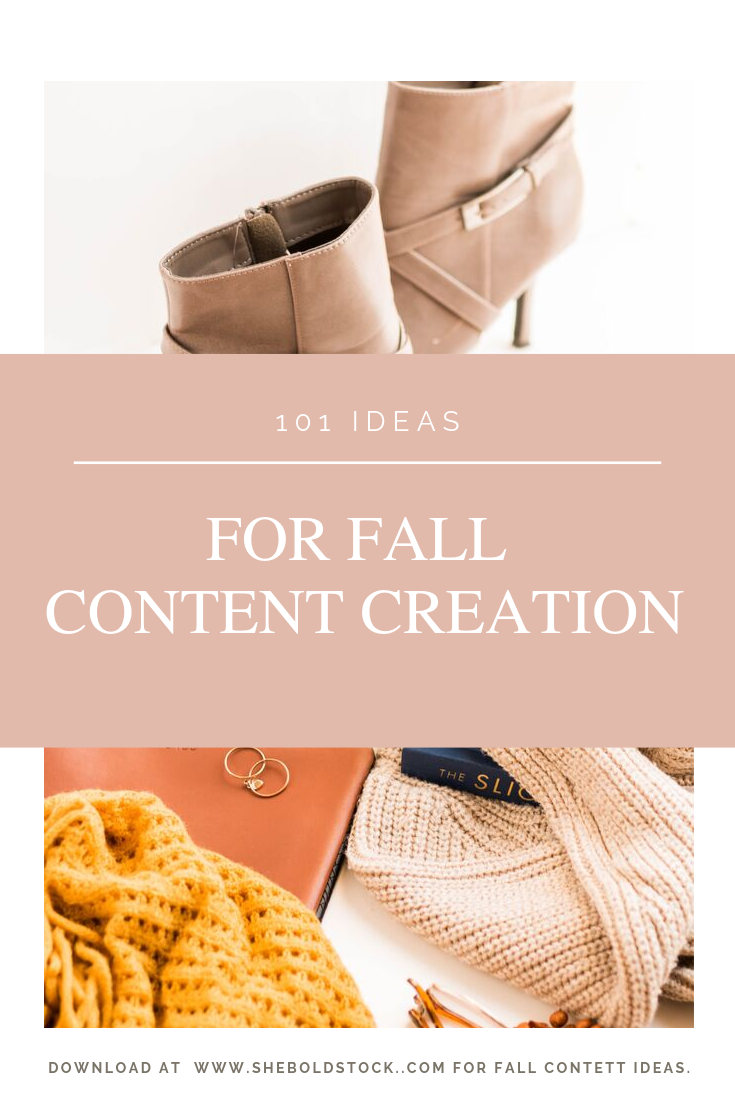 Creative Graphic Ideas for Fall Promotion — She Bold Stock