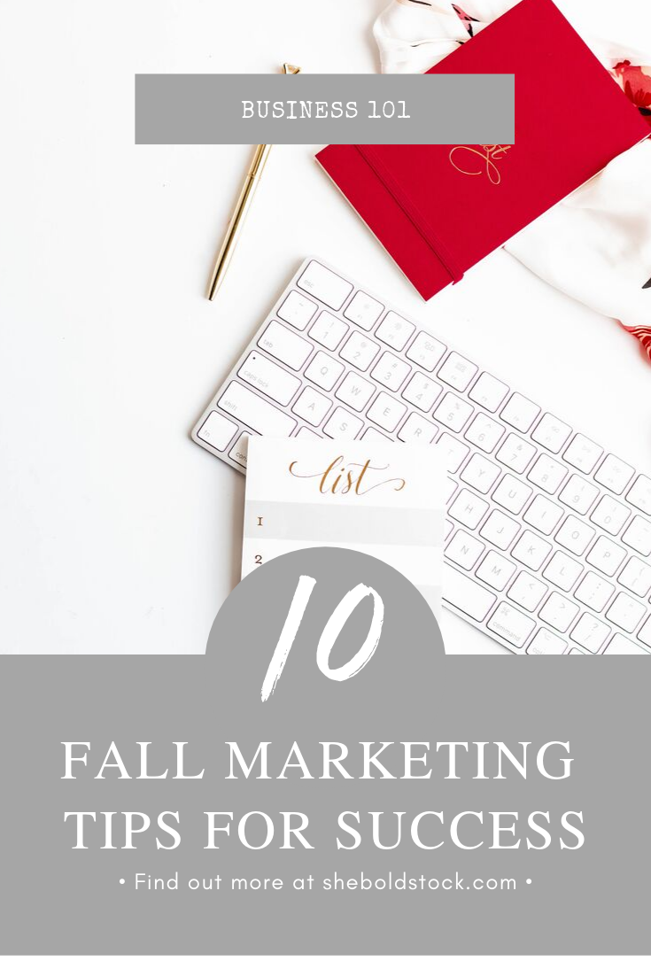 Creative Graphic Ideas for Fall Promotion — She Bold Stock