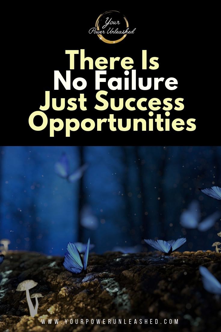 There Is No Failure, Just Success Opportunities — Your Power Unleashed