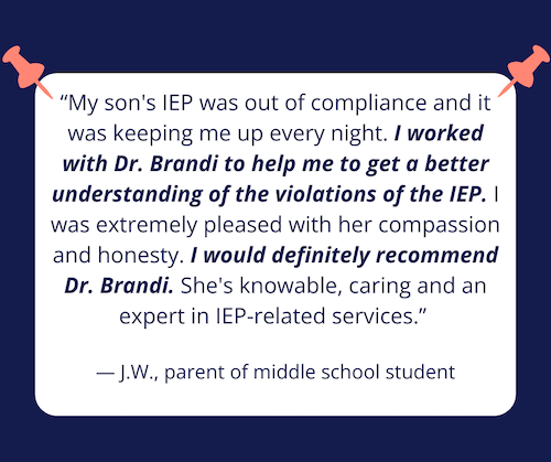 Special Education Advocate | Brandi Tanner, Ph.D. | Georgia