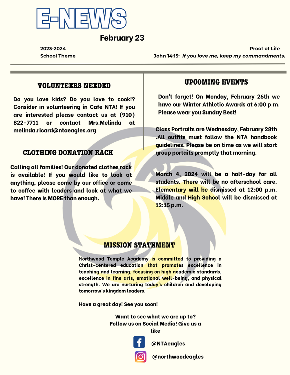 News — Northwood Temple Academy