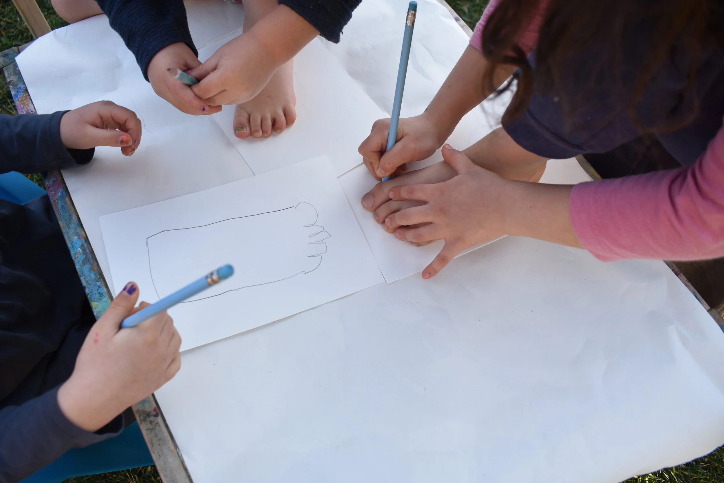 Kids Art Activity: toe painting — Mama Bear Britt - Parenting Tips ...