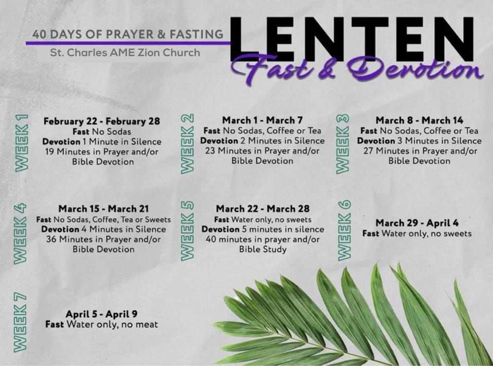 Calendar — St. Charles AME Zion Church