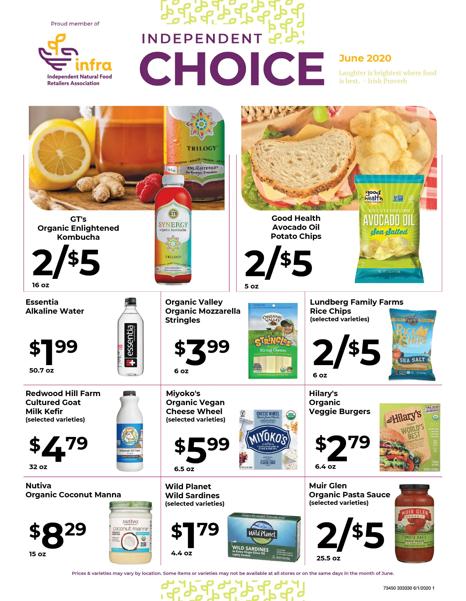 KNF Specials — Kankakee Natural Foods