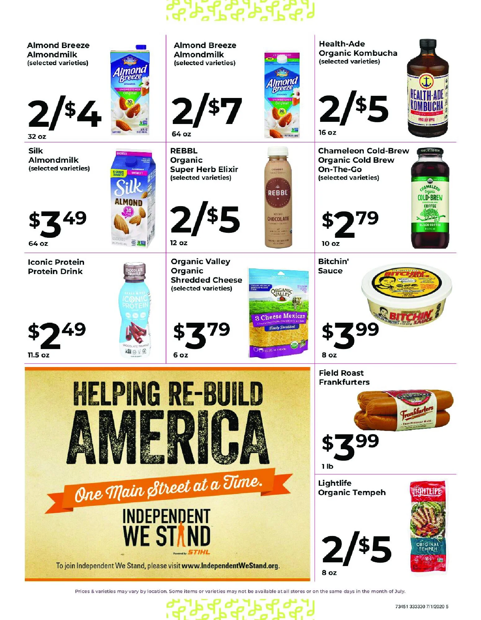 KNF Specials — Kankakee Natural Foods