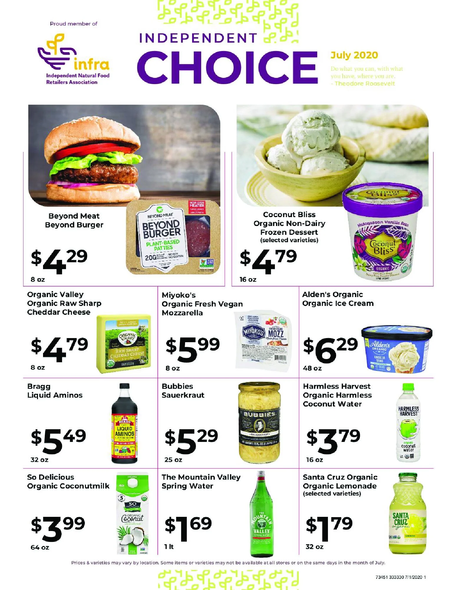KNF Specials — Kankakee Natural Foods