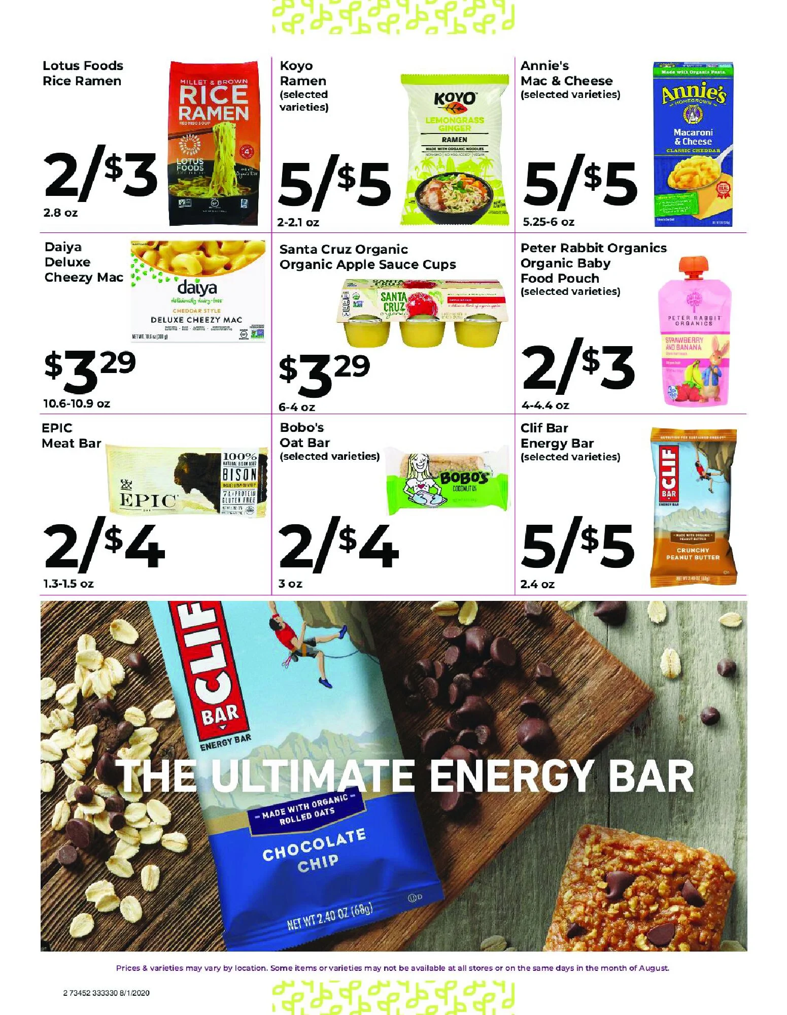 KNF Specials — Kankakee Natural Foods