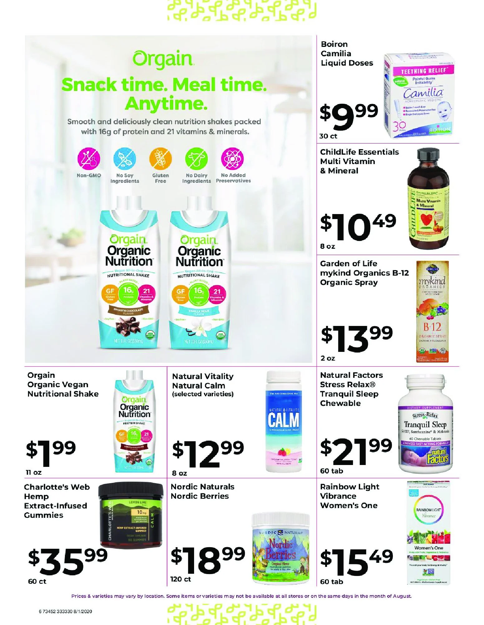 KNF Specials — Kankakee Natural Foods