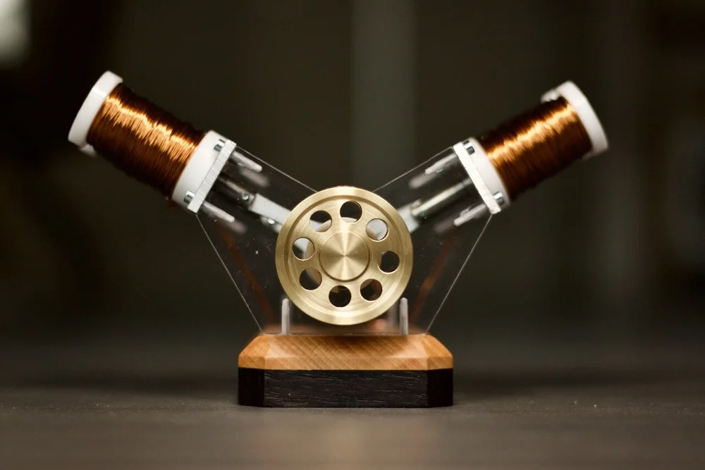 Making a V4 solenoid engine — The Practical Engineer