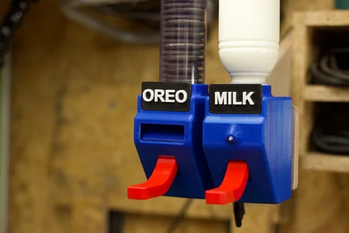 The hands-free Oreo and Milk dispenser - Plans & 3D models — The ...