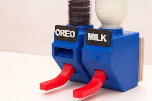The hands-free Oreo and Milk dispenser - Plans & 3D models — The ...