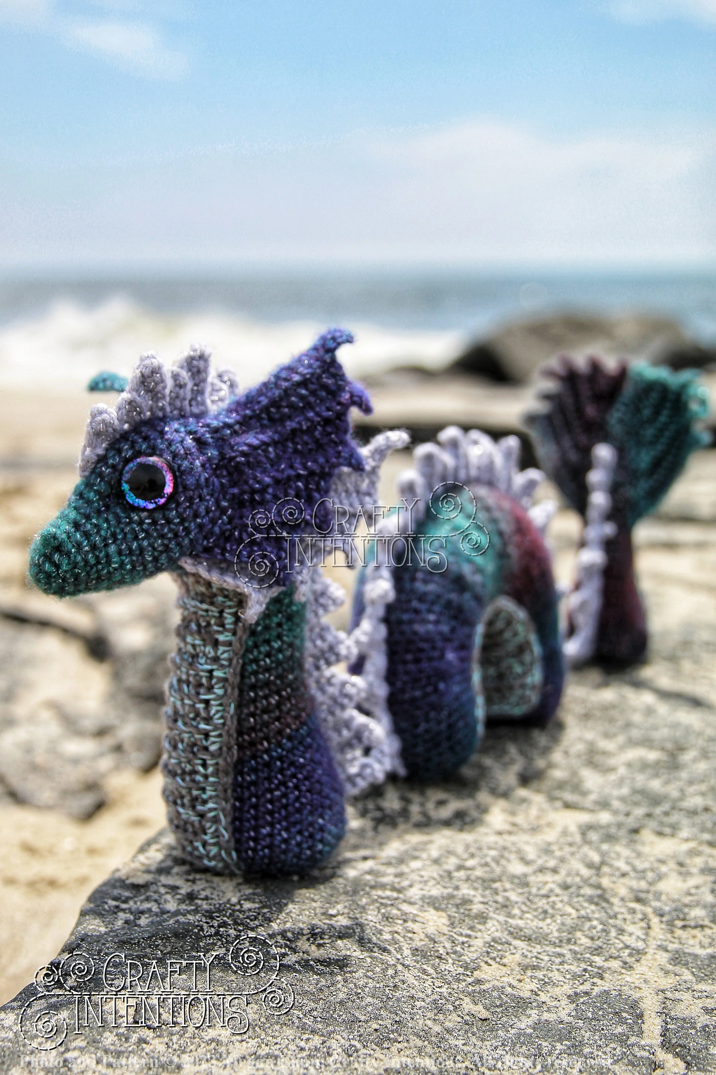 Medium Submerged Sea Serpent — Crafty Intentions