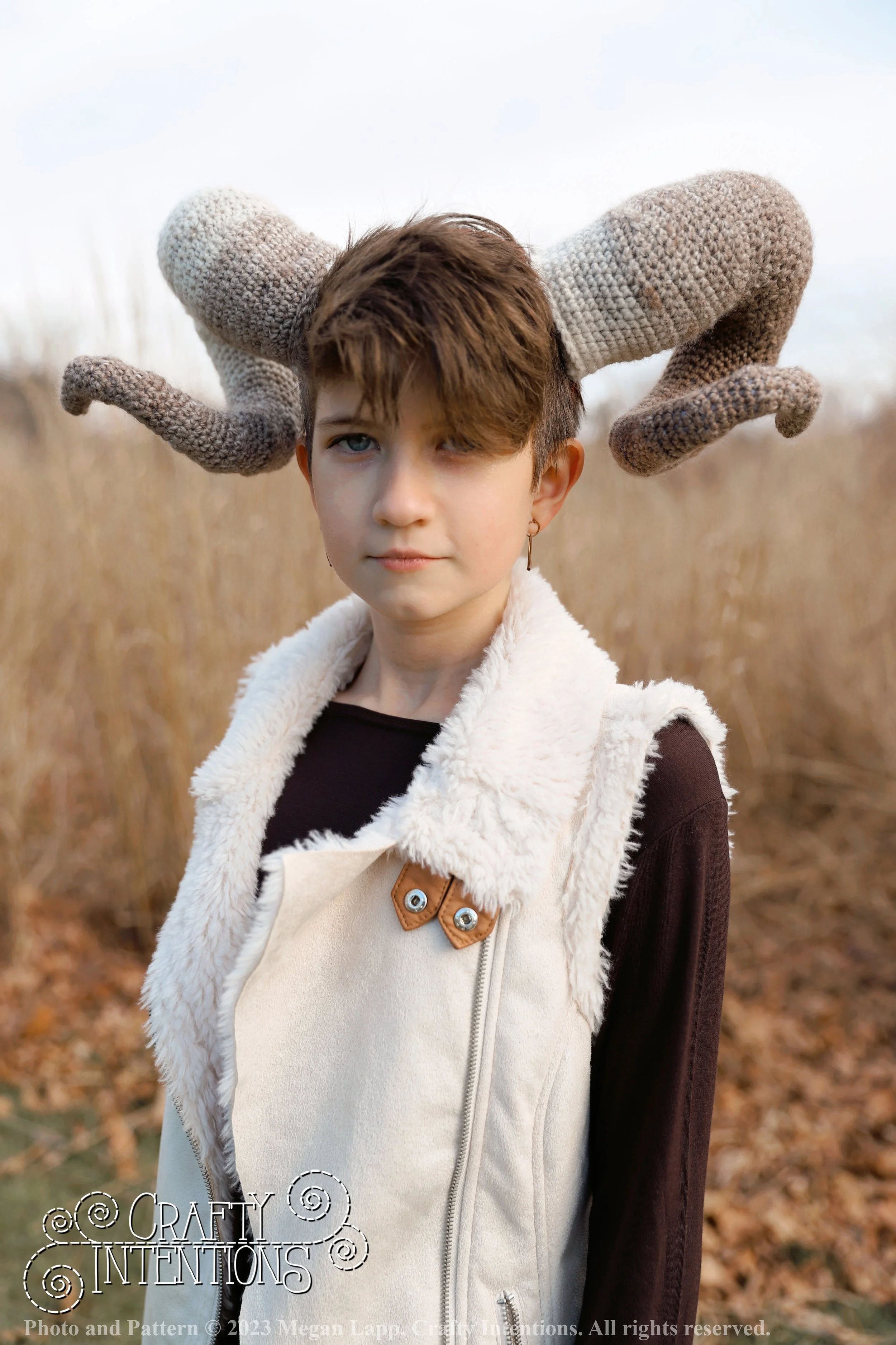 Wearable Ram Horns: Set 1 — Crafty Intentions