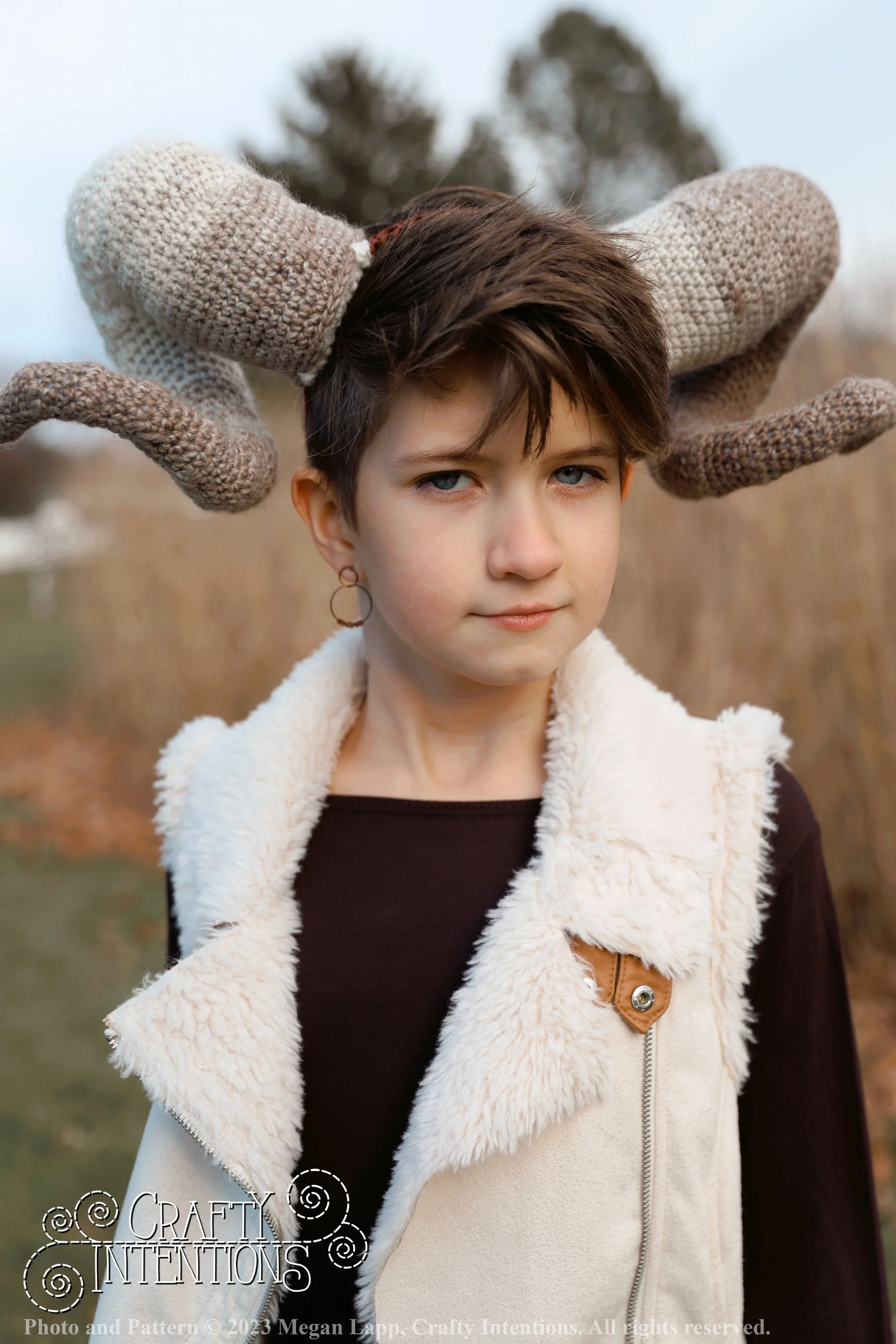 Wearable Ram Horns: Set 1 — Crafty Intentions