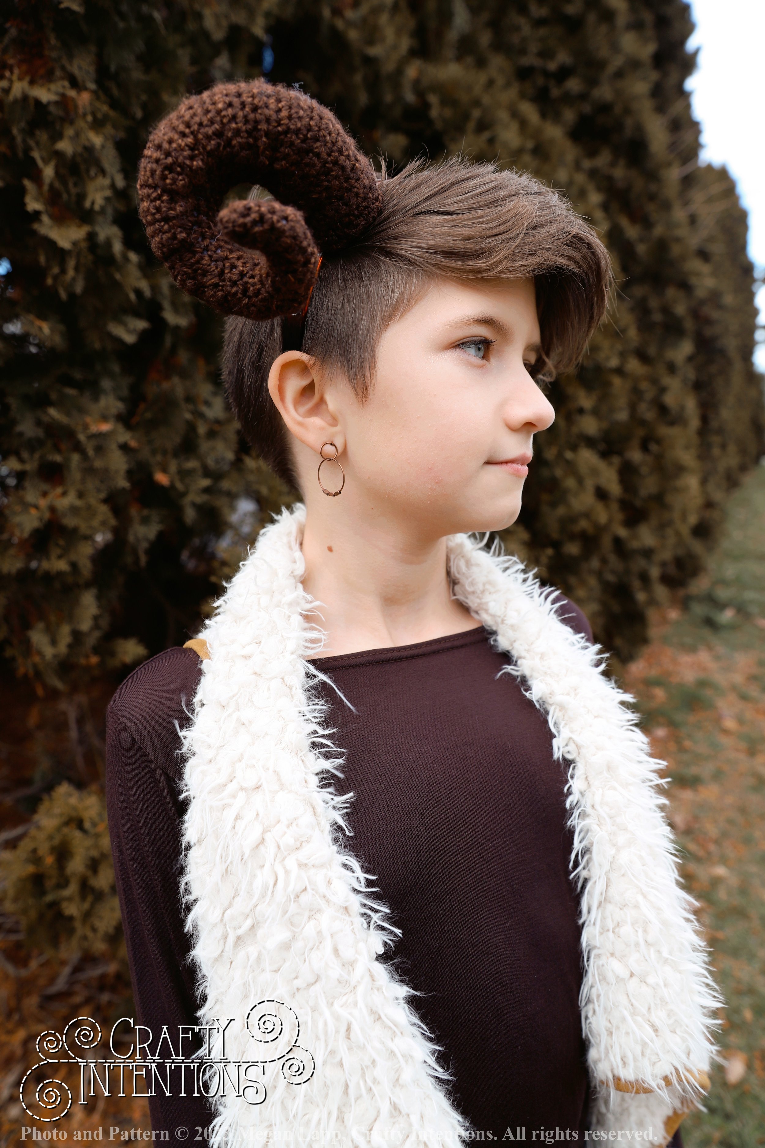 Wearable Ram Horns: Set 1 — Crafty Intentions