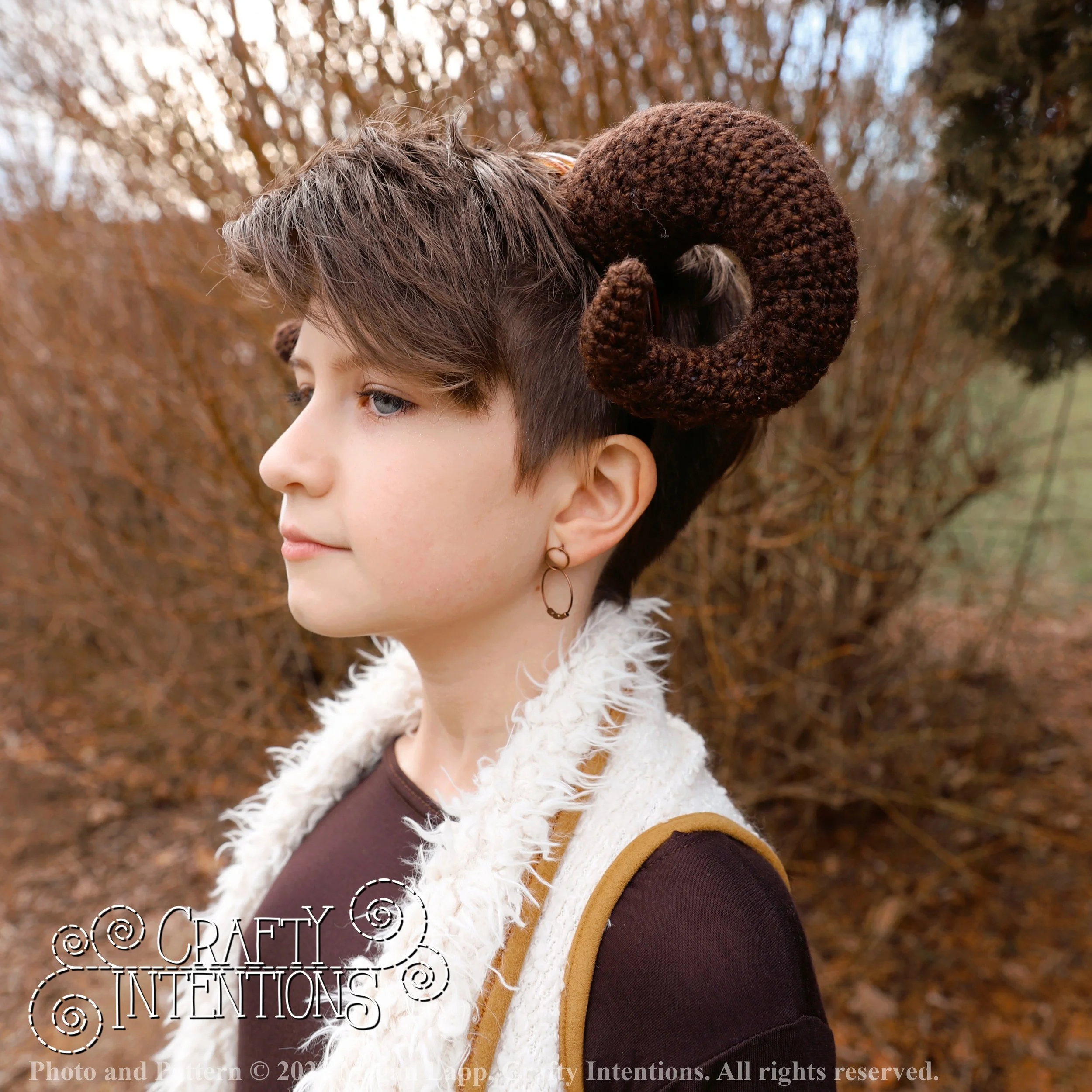 Wearable Ram Horns: Set 1 — Crafty Intentions