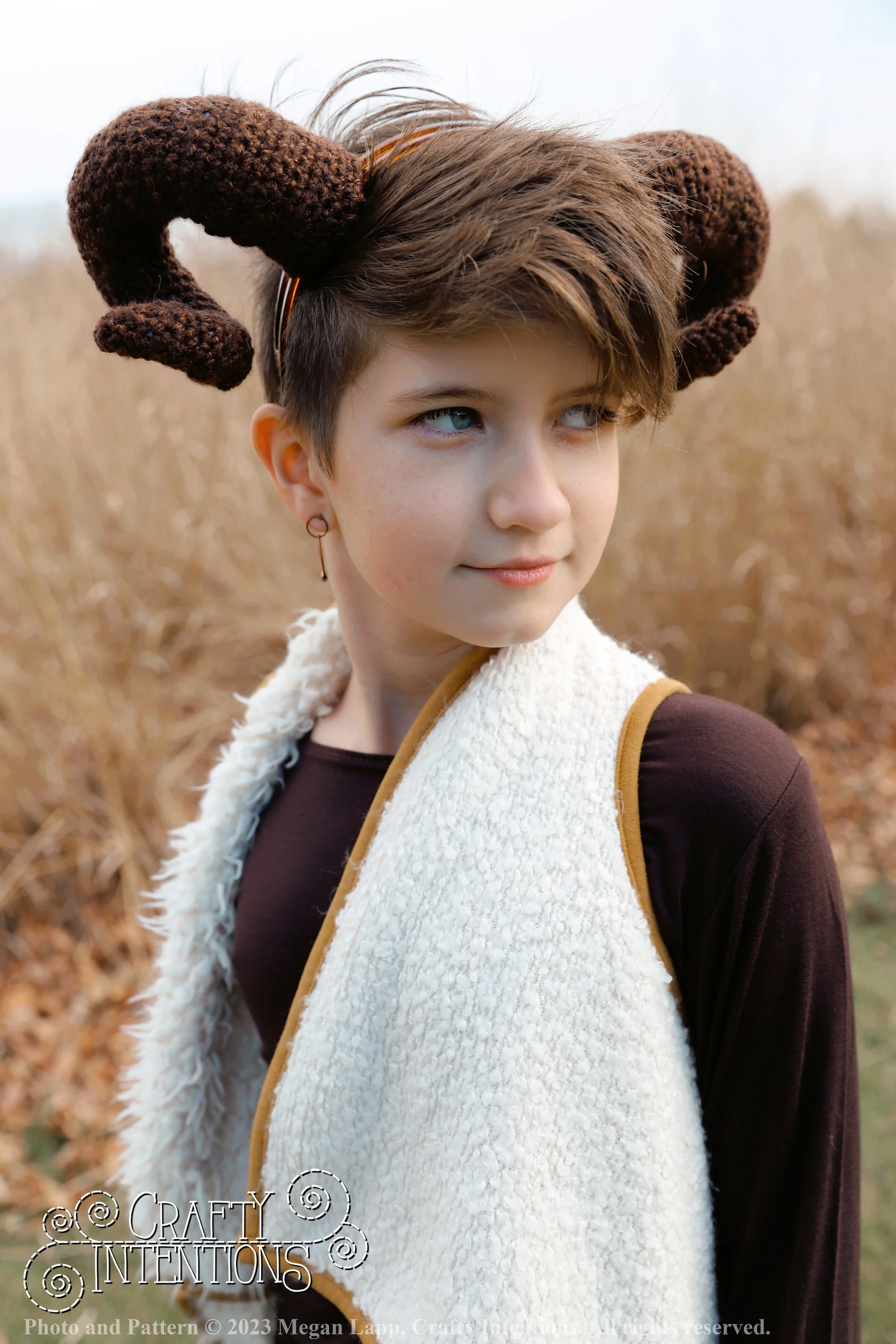 Wearable Ram Horns: Set 1 — Crafty Intentions