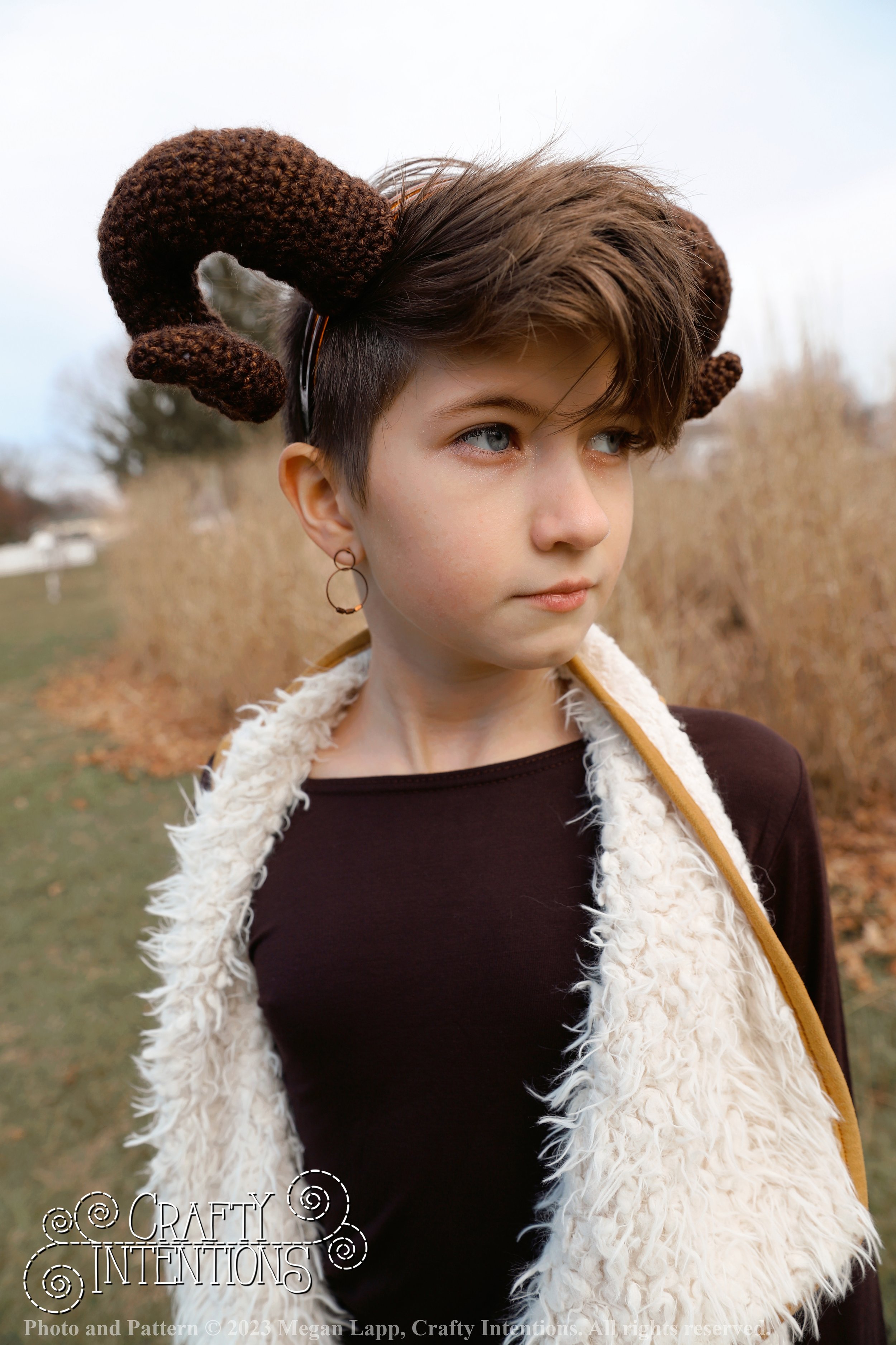 Wearable Ram Horns: Set 1 — Crafty Intentions