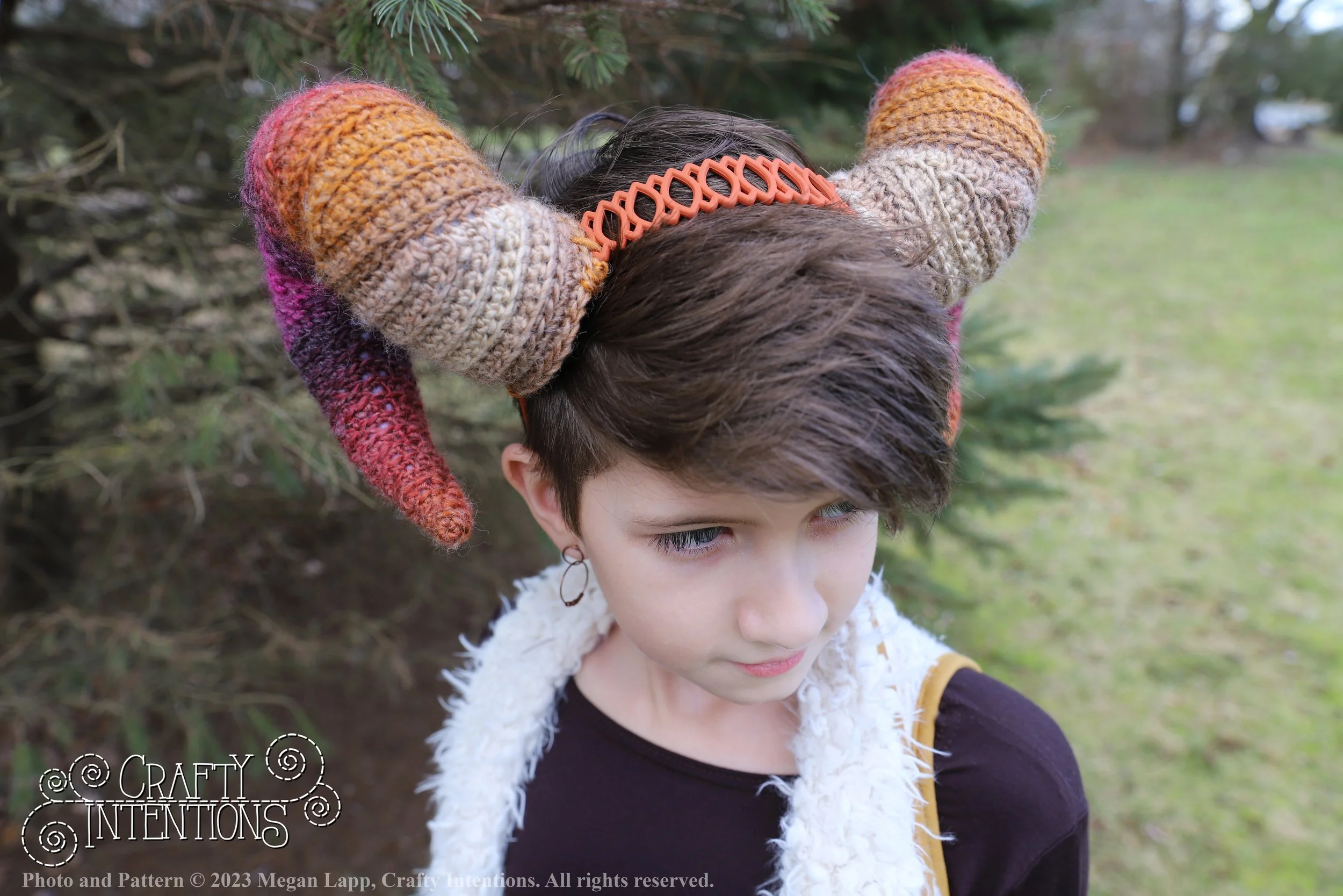 Wearable Ram Horns: Set 1 — Crafty Intentions