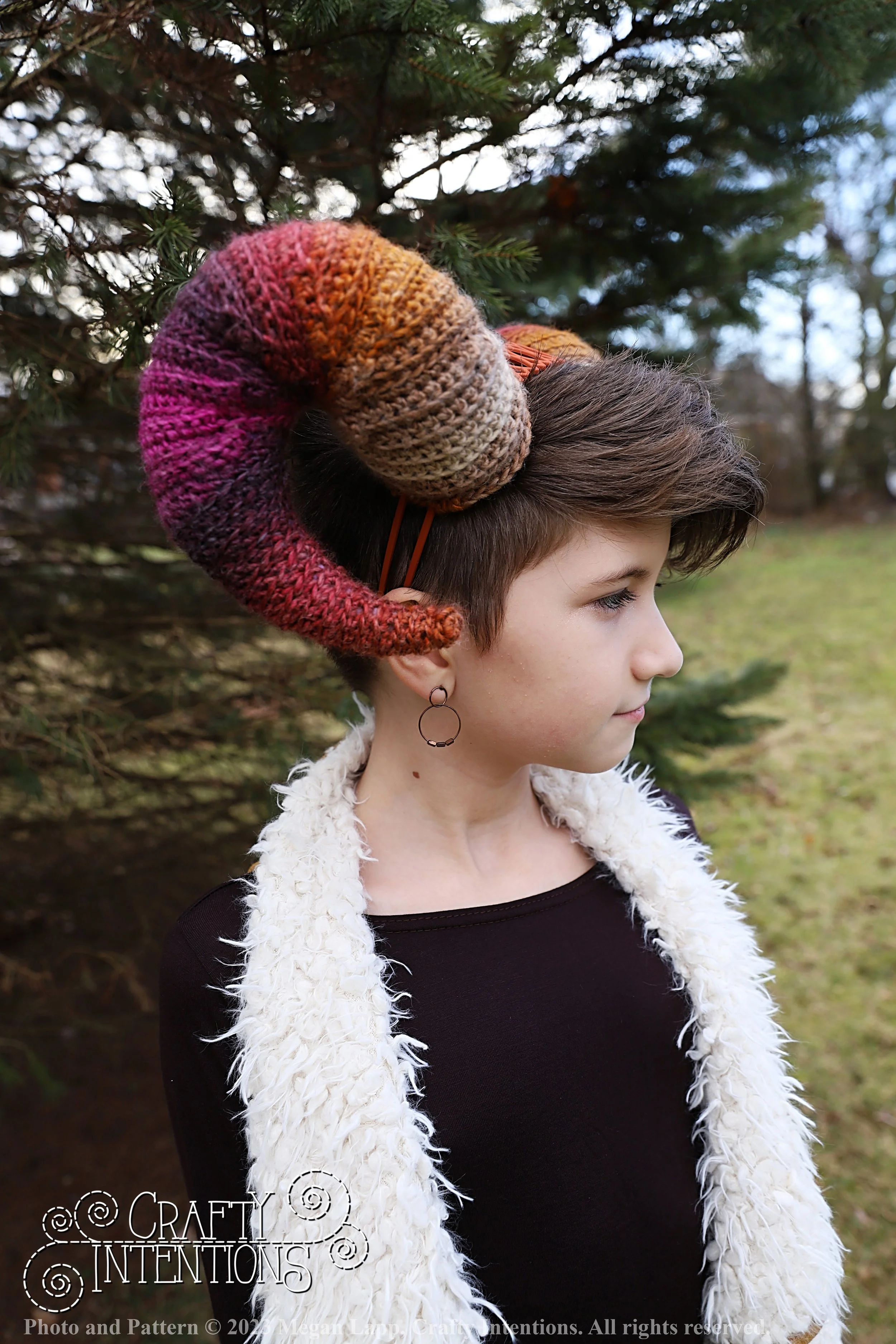 Wearable Ram Horns: Set 1 — Crafty Intentions