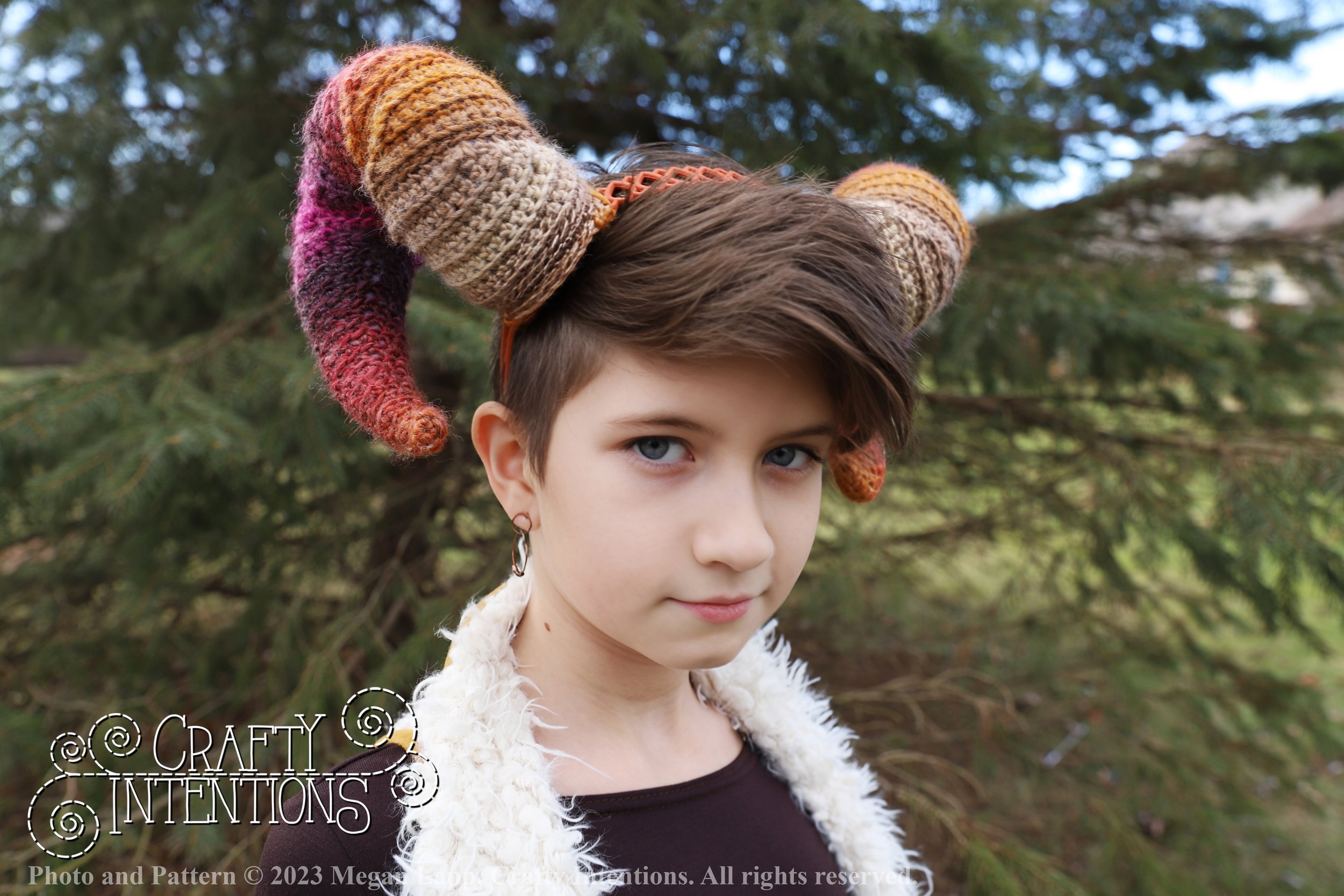 Wearable Ram Horns: Set 1 — Crafty Intentions