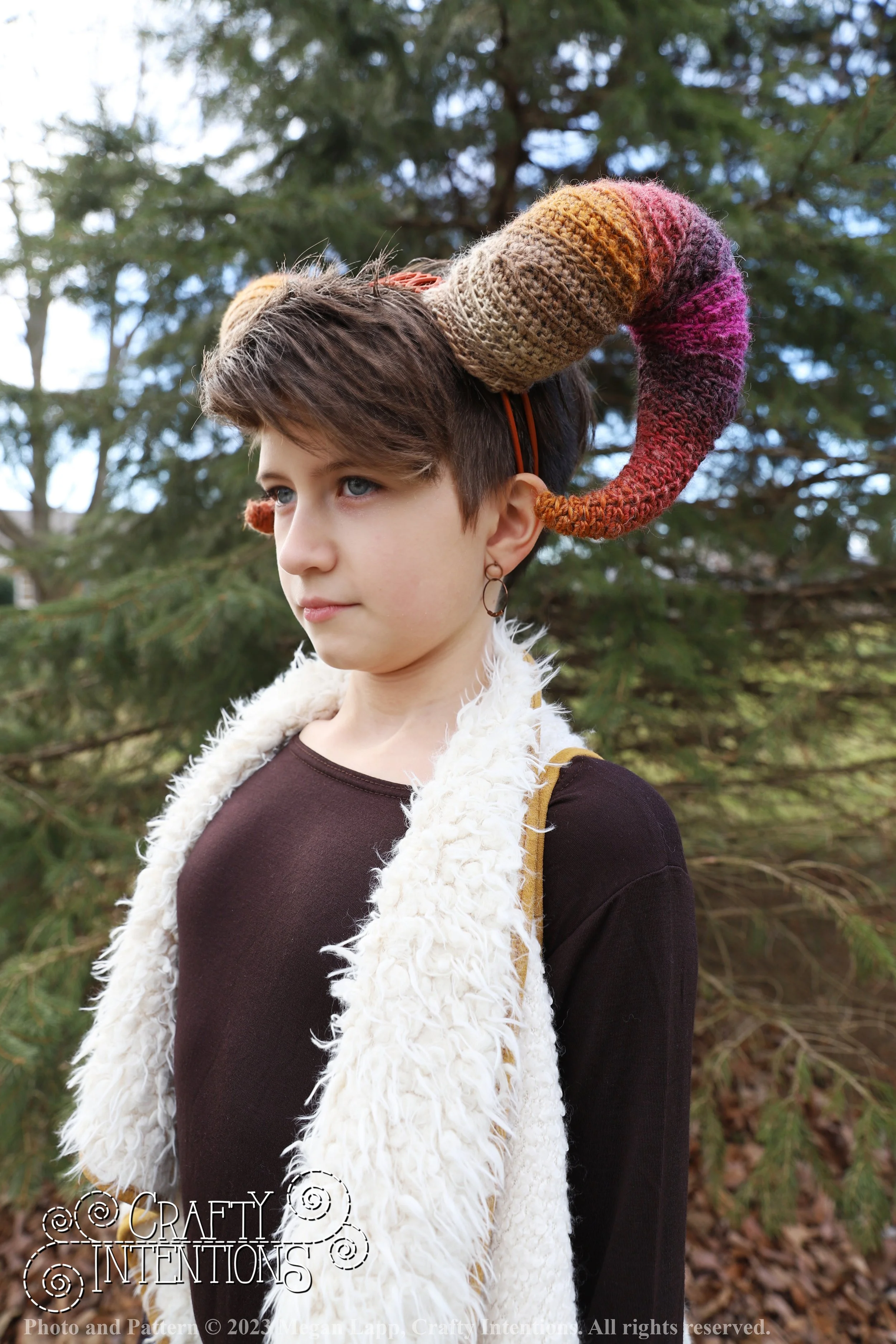 Wearable Ram Horns: Set 1 — Crafty Intentions