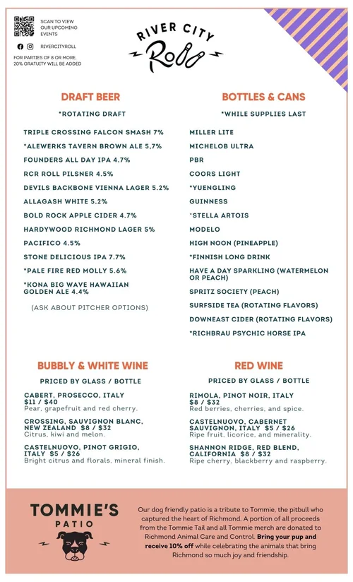 New American Cuisine and Craft Cocktails — River City Roll