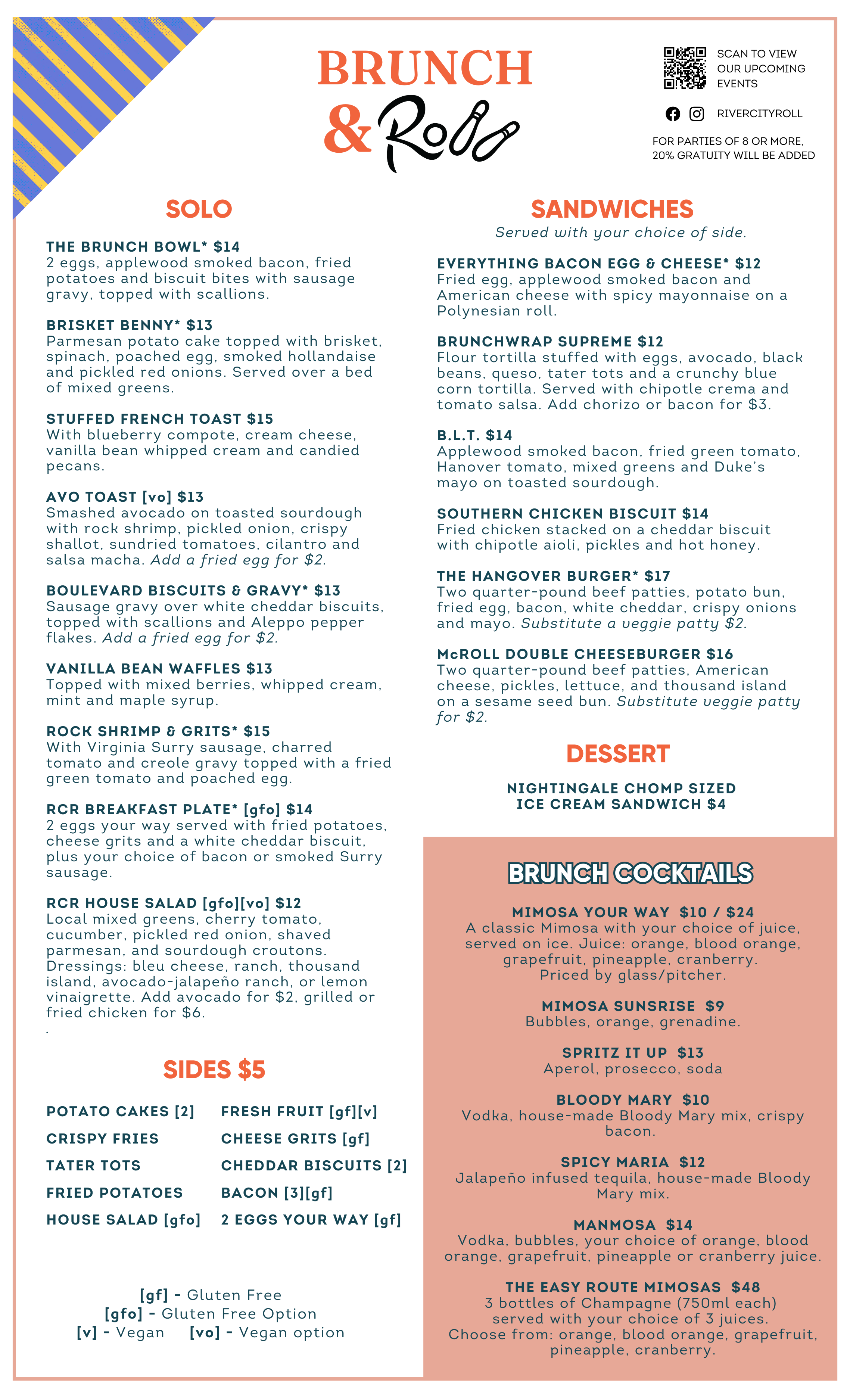 New American Cuisine and Craft Cocktails — River City Roll