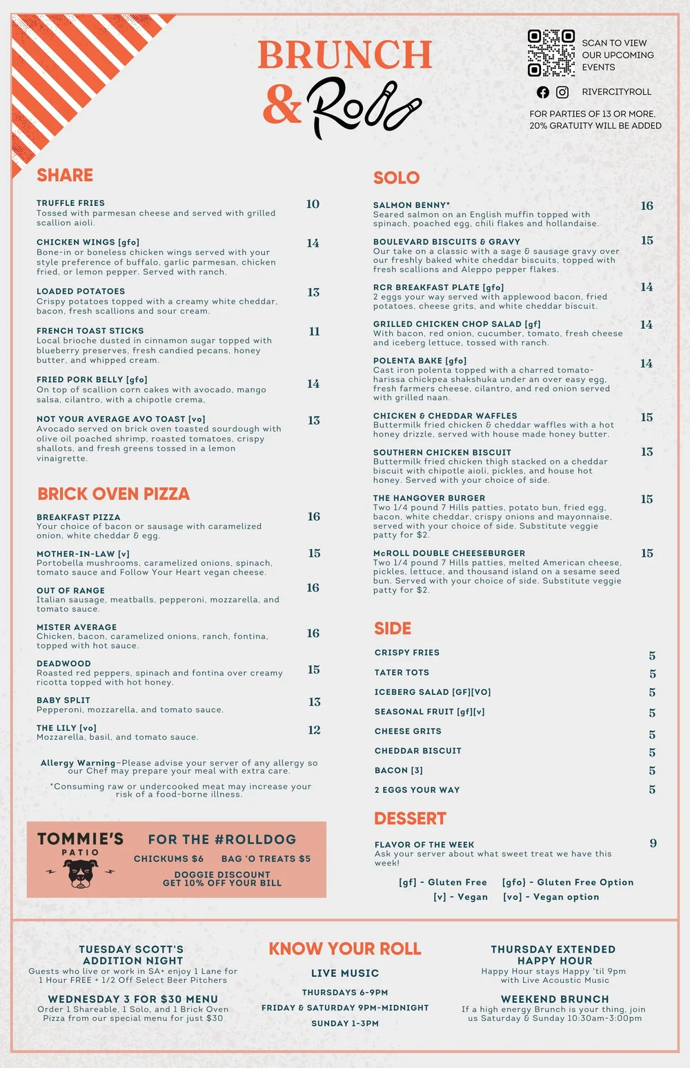 New American Cuisine and Craft Cocktails — River City Roll