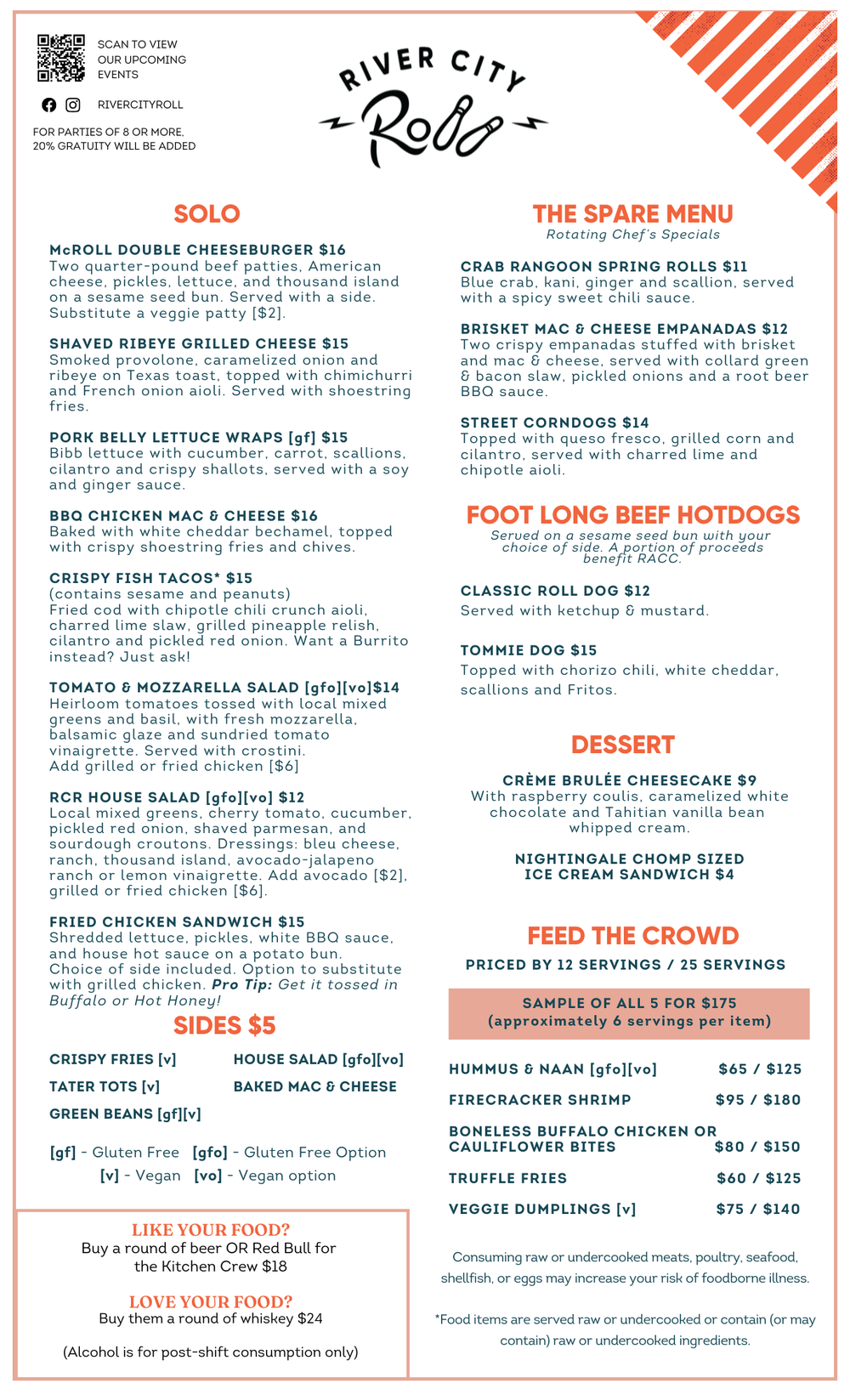 New American Cuisine and Craft Cocktails — River City Roll