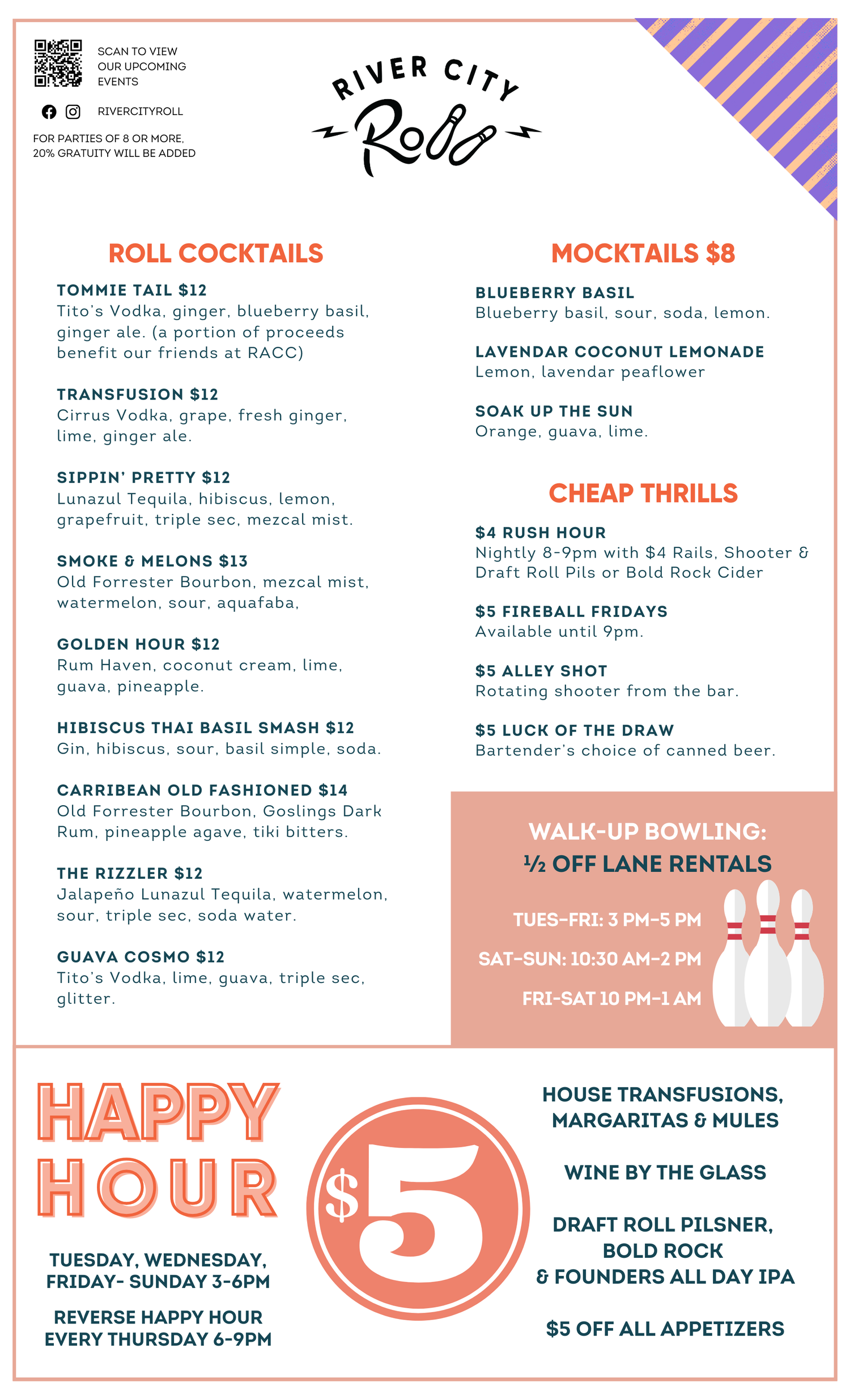 New American Cuisine and Craft Cocktails — River City Roll