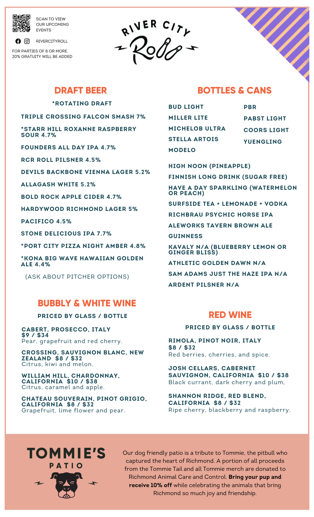 New American Cuisine and Craft Cocktails — River City Roll