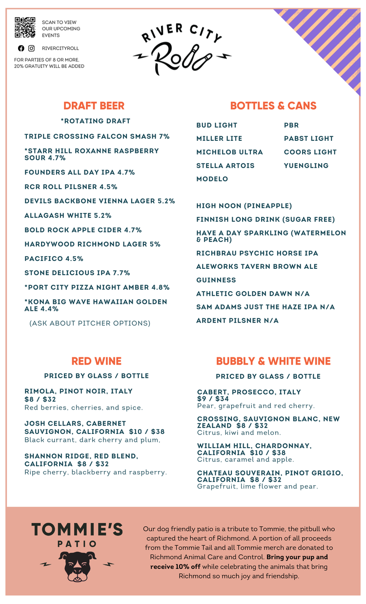 New American Cuisine and Craft Cocktails — River City Roll