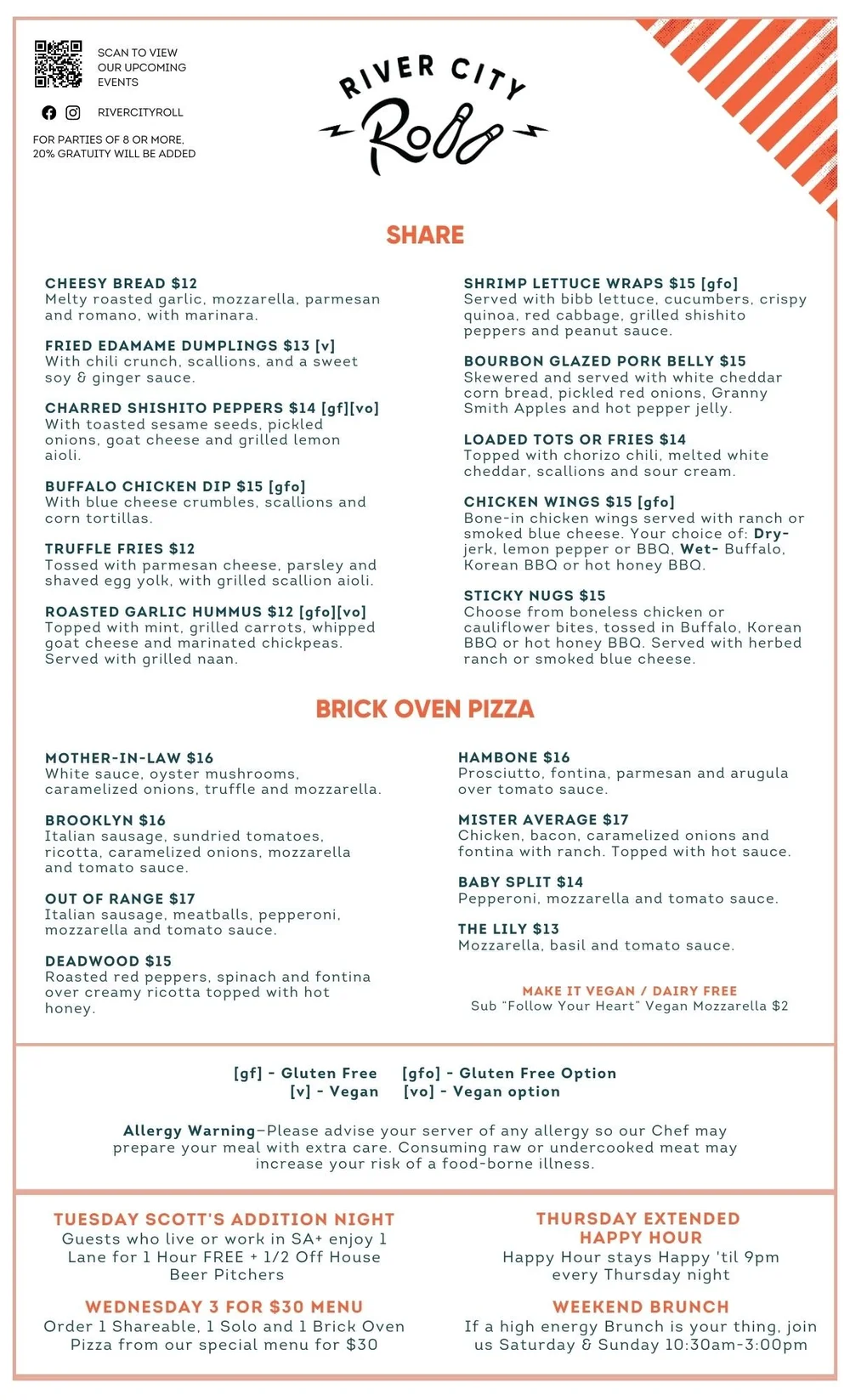 New American Cuisine and Craft Cocktails — River City Roll