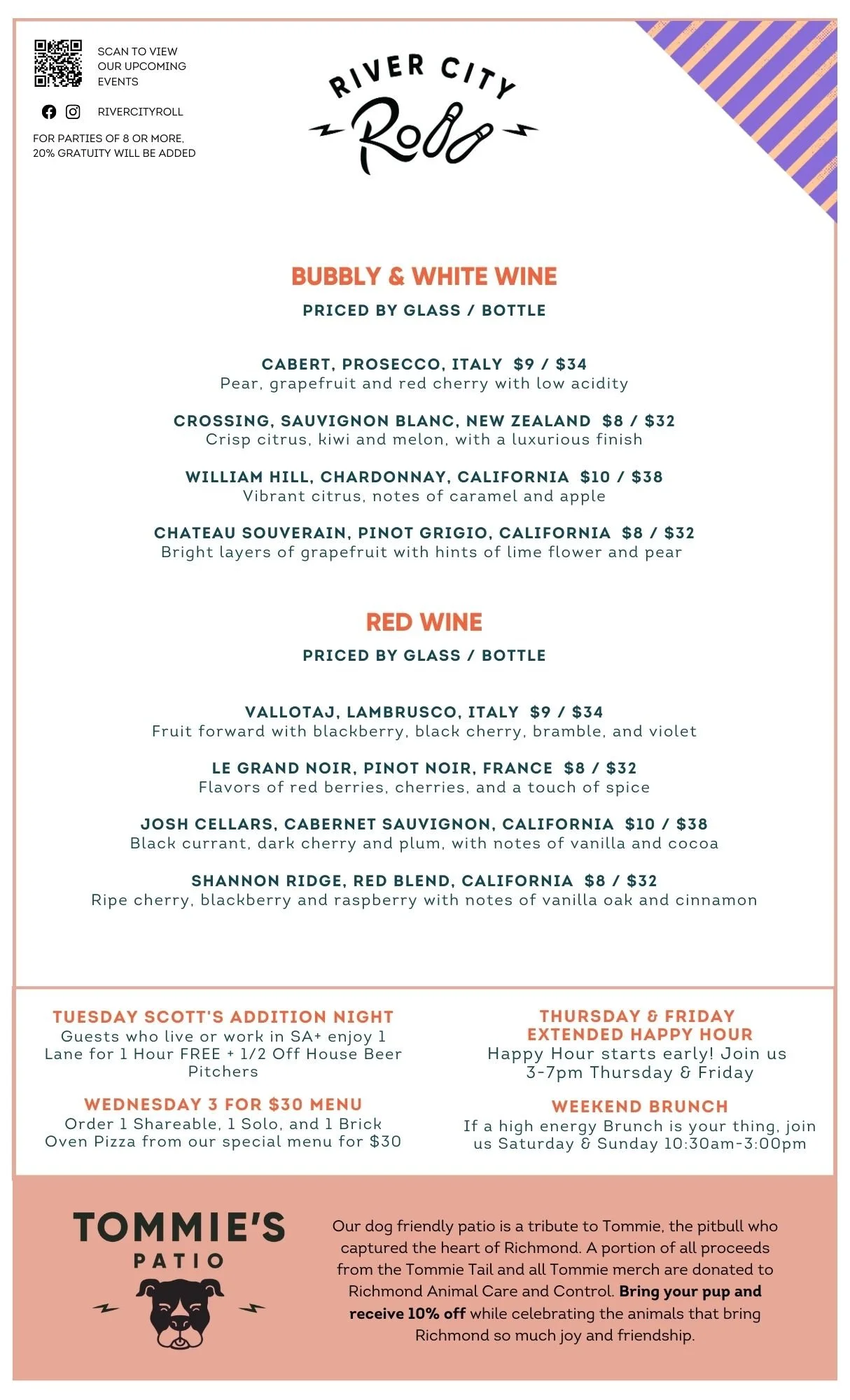 New American Cuisine and Craft Cocktails — River City Roll