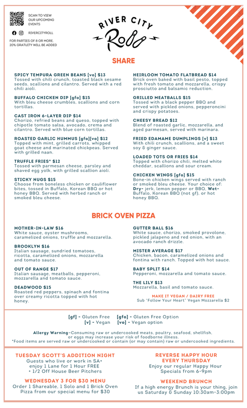 New American Cuisine and Craft Cocktails — River City Roll