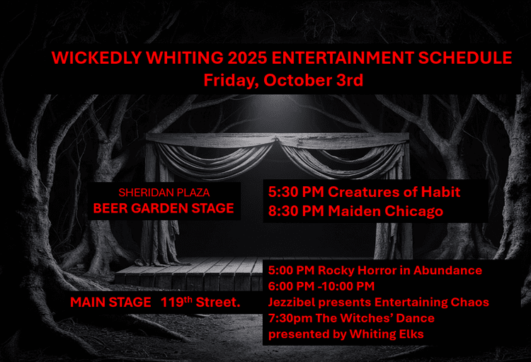 Schedule — Wickedly Whiting