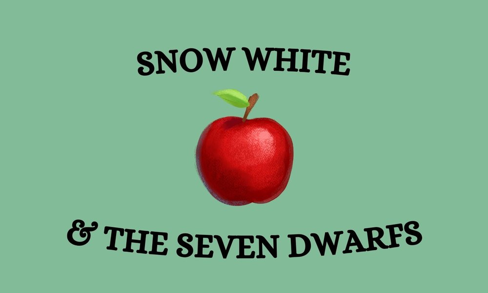 Apple With Snow White Minimalist