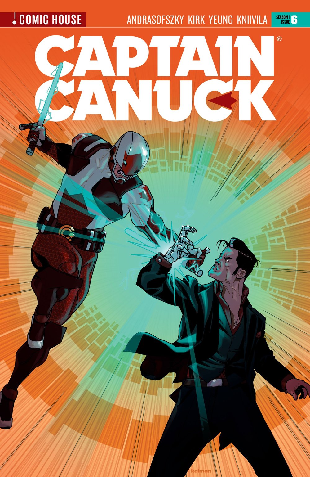 Captain Canuck Season 1: ALEPH — Lev Gleason®