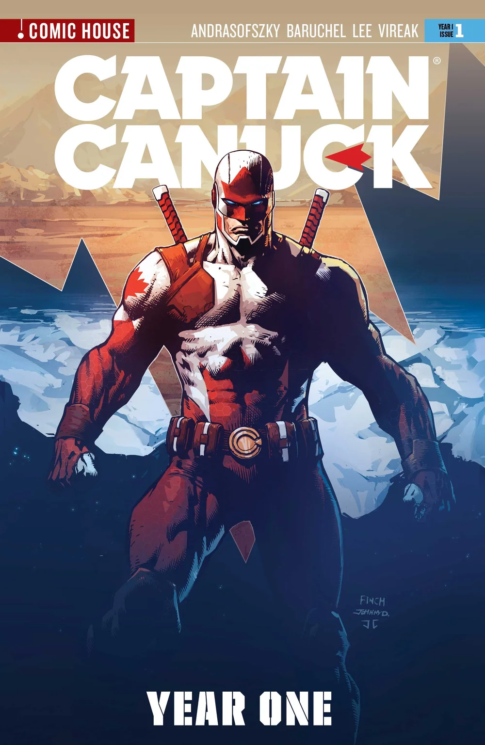 Captain Canuck | Lev Gleason Publishing Minecraft Skin