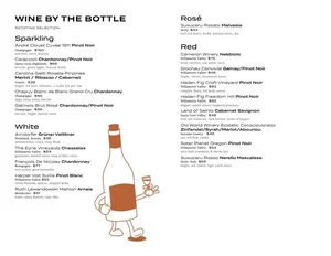 Dinner Menu — CODEX