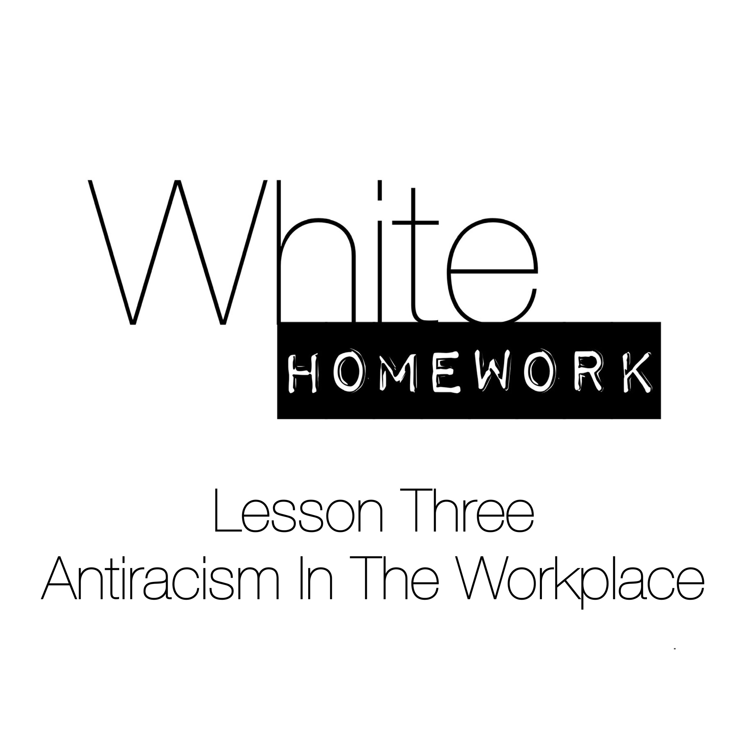 White Homework Lessons — Tori Williams Douglass