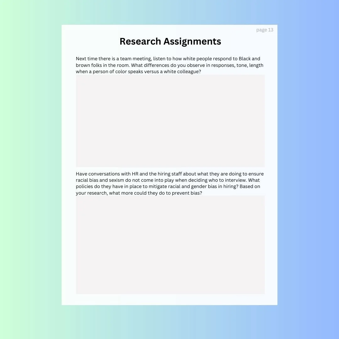 Anti-Racism In The Workplace Digital Workbook — Tori Williams Douglass